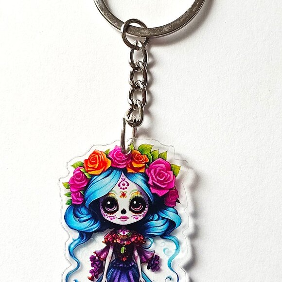 Accessories | Dia De Los Muertos Day Of The Dead Catrina Style Doll ...